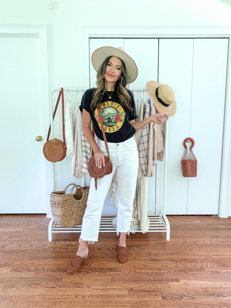 6 Ways to Style a Band Tee - Oh So Glam